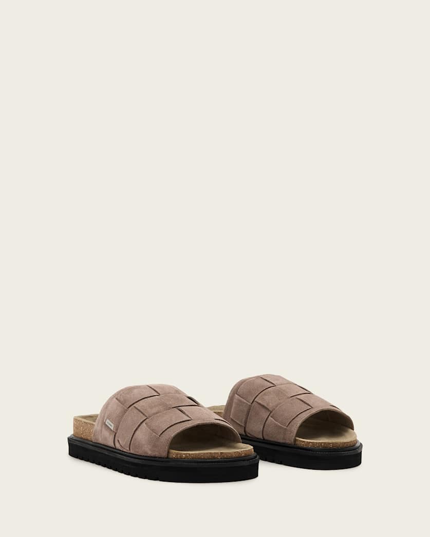 Randal Woven Leather Sandals KAROO BROWN | ALLSAINTS FR